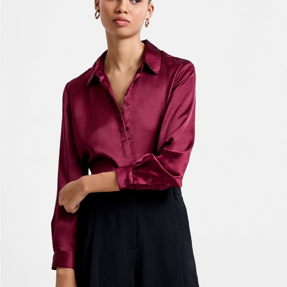 French Connection | Tops | Nwt French Connection Womens Irina Wine ...